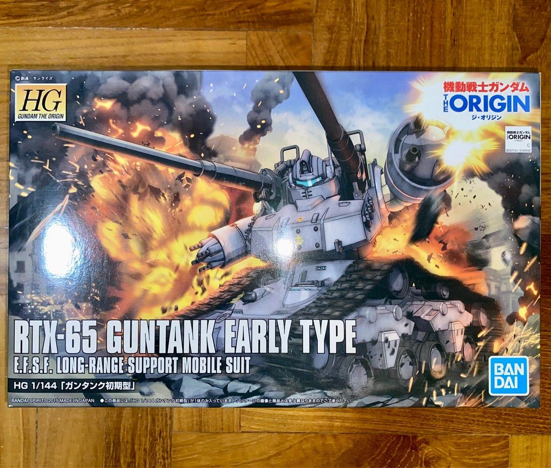 HG Guntank Early Type RTX-65 Gundam The Origin Gunpla, Hobbies & Toys ...