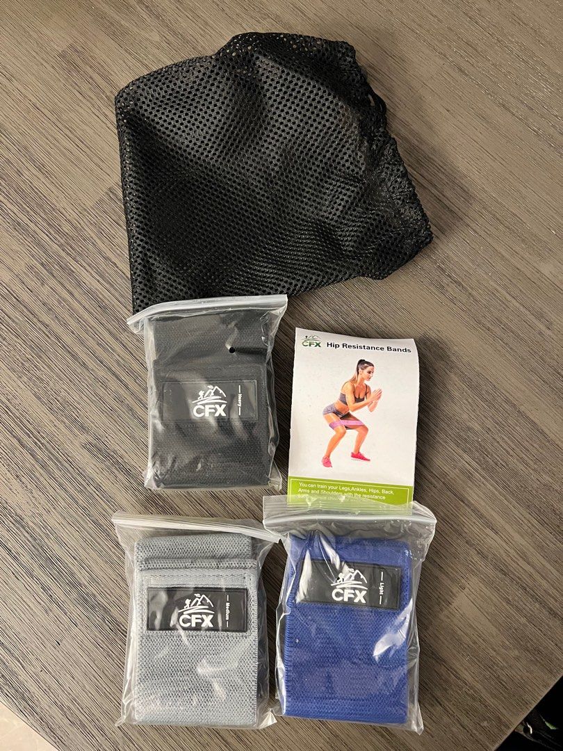 Hip resistance bands & yoga block, Sports Equipment, Exercise & Fitness ...