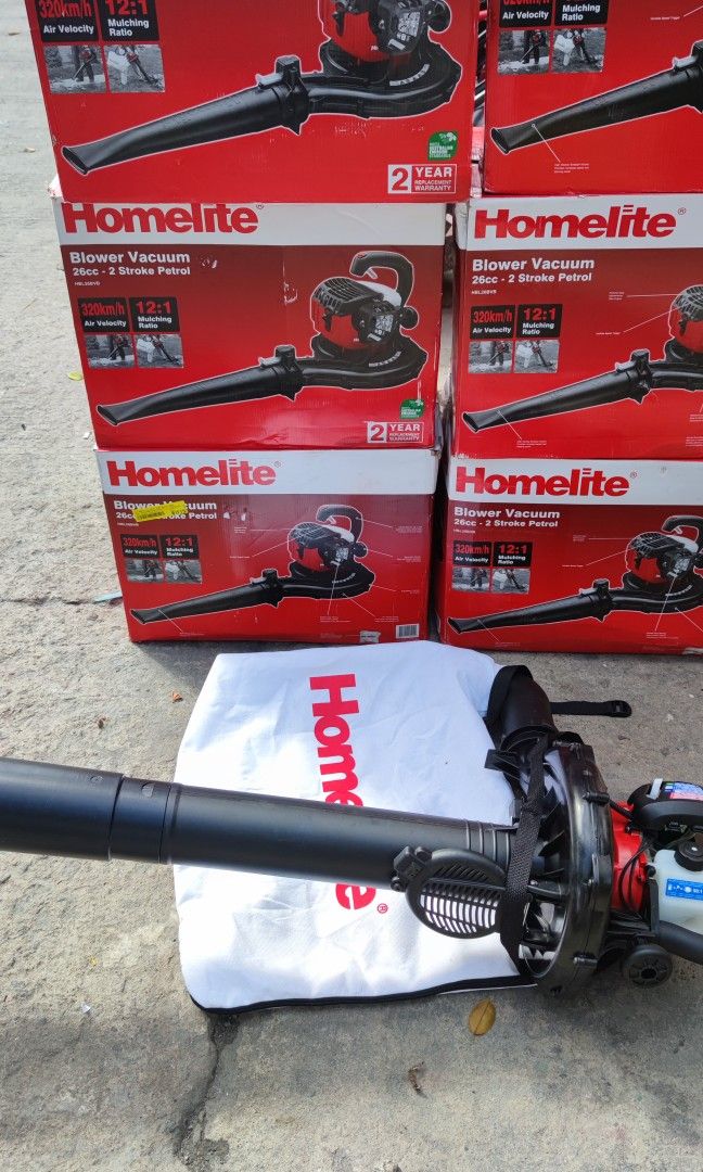 Homelite 2stroke blower/vacuum, Furniture & Home Living, Gardening ...