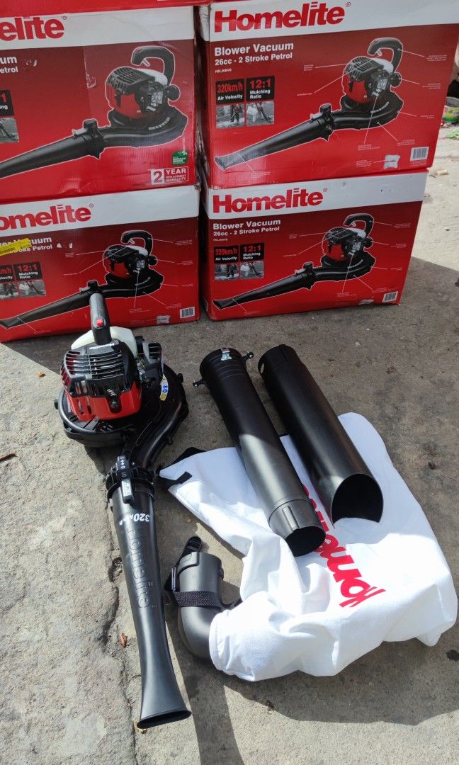 Homelite 2stroke blower/vacuum, Furniture & Home Living, Gardening ...