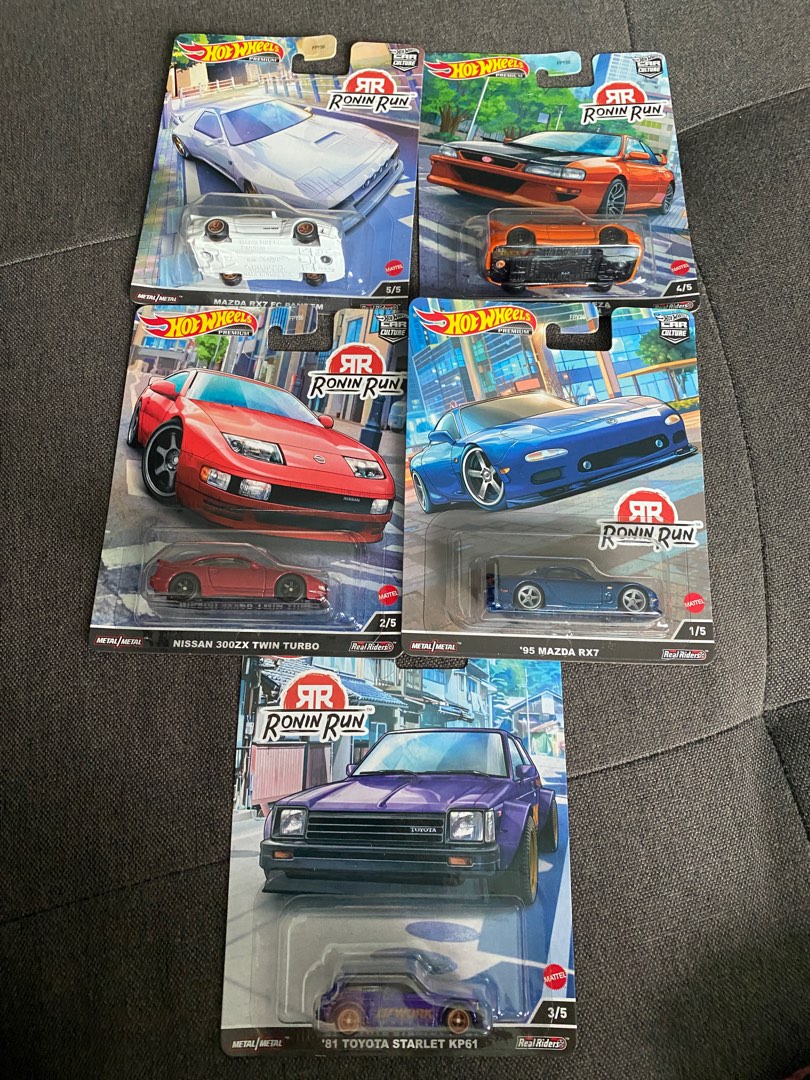Hot Wheels Ronin Run full set, Hobbies & Toys, Toys & Games on Carousell