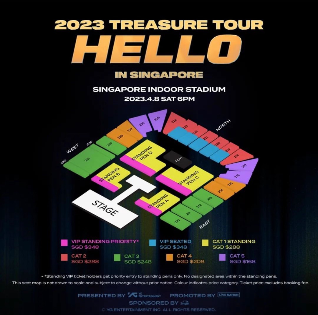 htb treasure concert ticket, Tickets & Vouchers, Event Tickets on Carousell