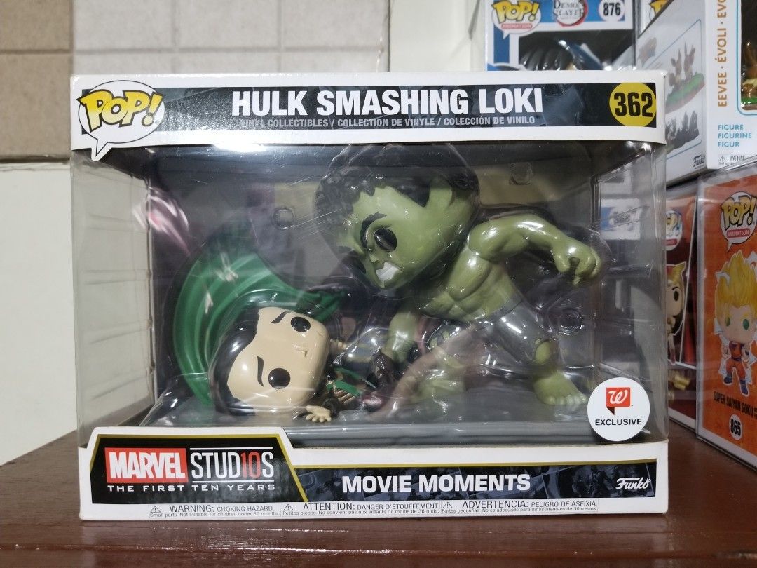 Hulk smashing loki funko pop, Hobbies & Toys, Toys & Games on Carousell