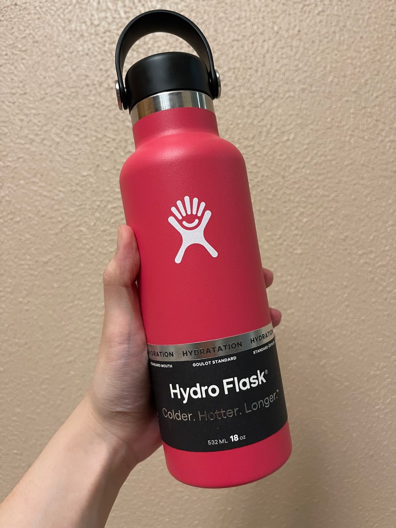 Hydro Flask 18 oz Standard Mouth, Furniture & Home Living, Kitchenware & Tableware, Water ...