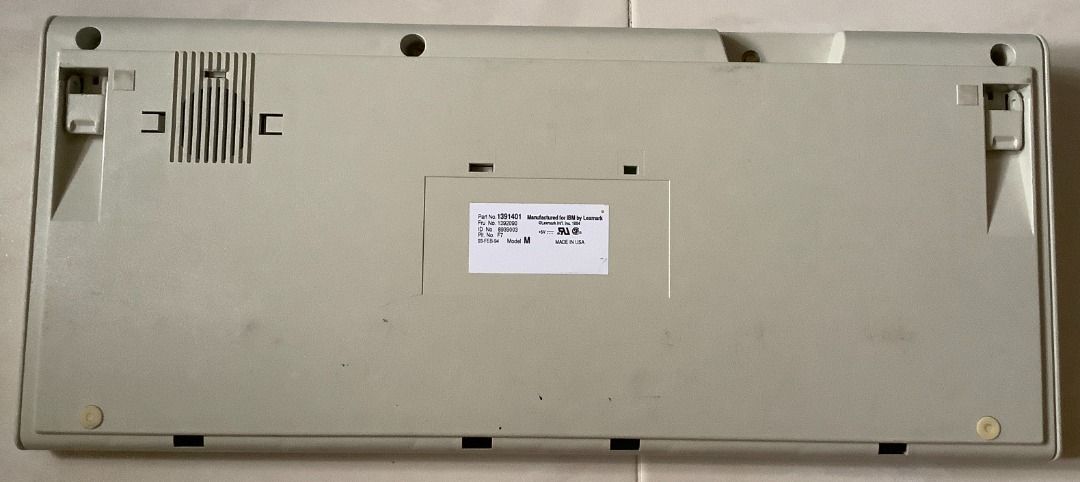 IBM Model M Blue Badge 1994 with PS/2 and USB cables, Computers & Tech ...