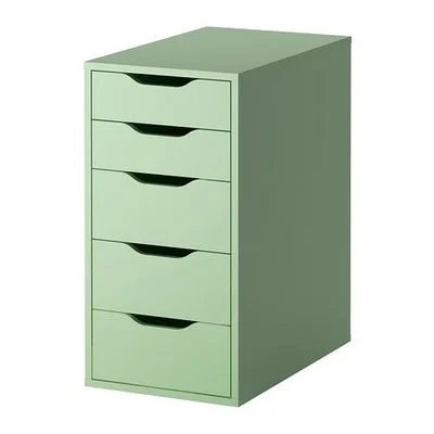 IKEA Alex Drawer Unit (Light Green), Furniture & Home Living, Furniture ...