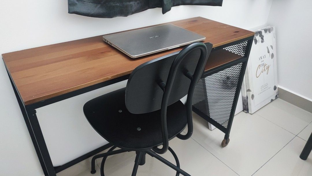 IKEA Fjallbo Table & Kullaberg chair, Furniture & Home Living ...