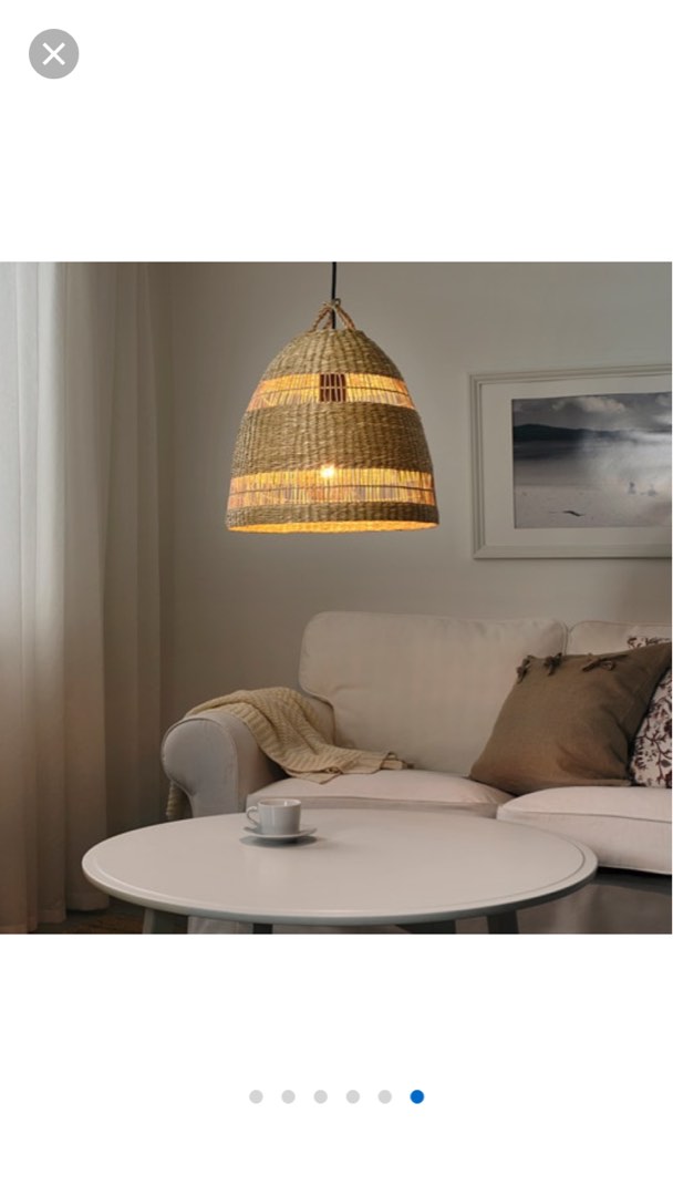 IKEA TORARED lamp shade, Furniture & Home Living, Lighting & Fans ...