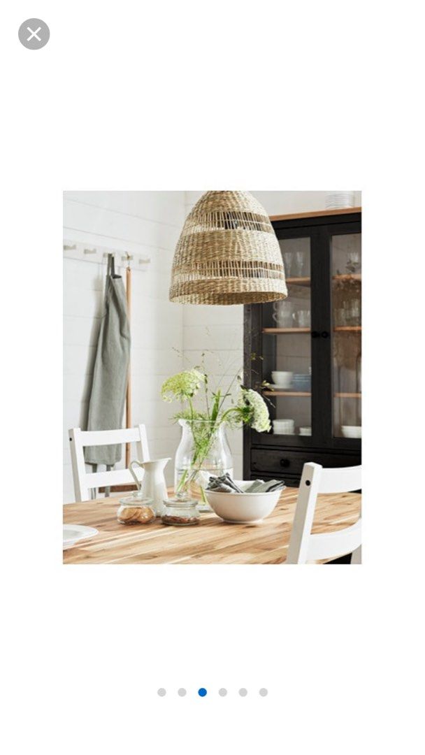 IKEA TORARED lamp shade, Furniture & Home Living, Lighting & Fans ...