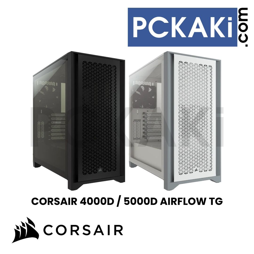 [NO STOCK] CORSAIR 4000D / 5000D AIRFLOW MID-TOWER ATX WITH TEMPERED ...