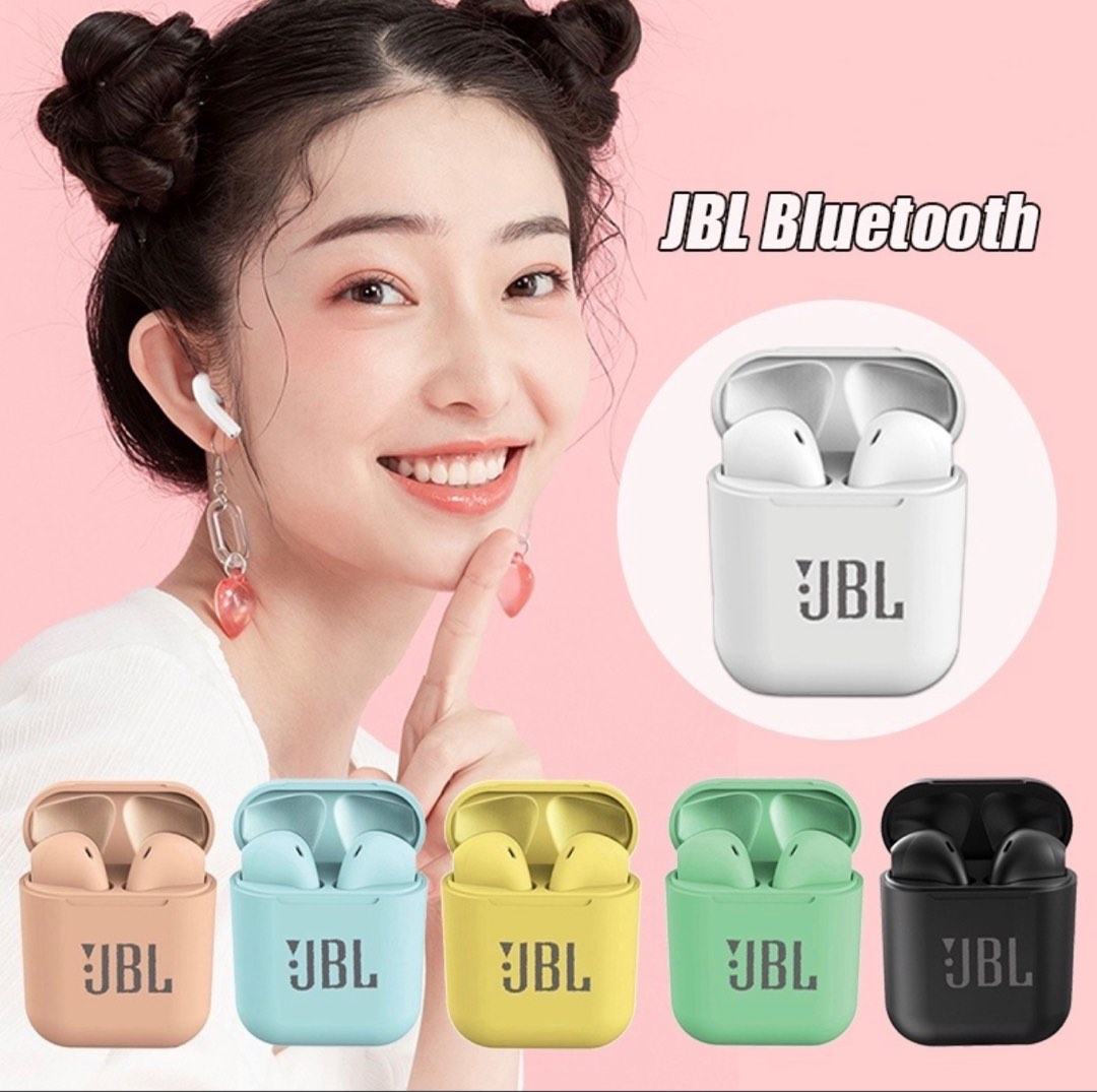 Inpods i12 Co-Branded TWS Wireless Earphone Bluetooth 5.0 HIFI Macaron ...