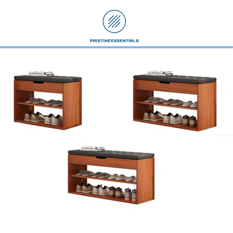 Japanese Oak Wood Shoe Rack, Furniture & Home Living, Furniture ...