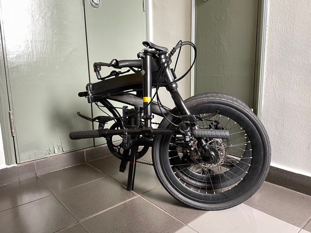 Java Zelo V2 Folding bike Black | NOT Crius/Brompton/Hito/Fnhon/Dahon ...