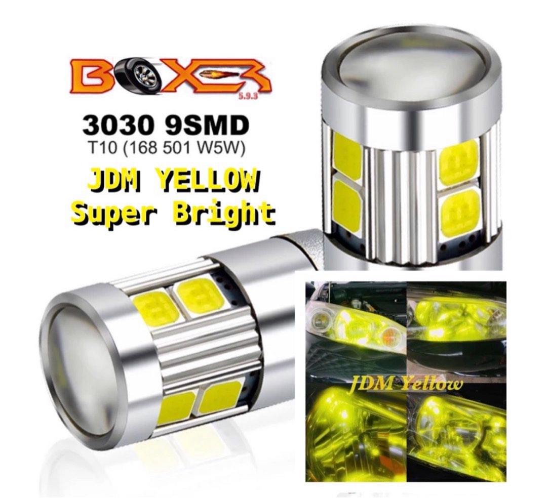 Jdm yellow t10 3030 led high brightness, Motorcycles, Motorcycle ...