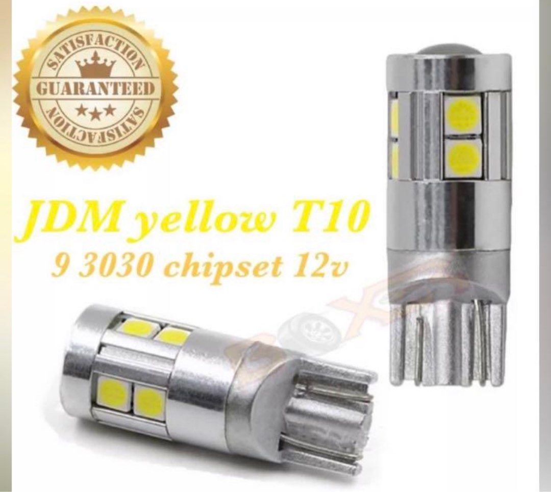 Jdm yellow t10 3030 led high brightness, Motorcycles, Motorcycle ...