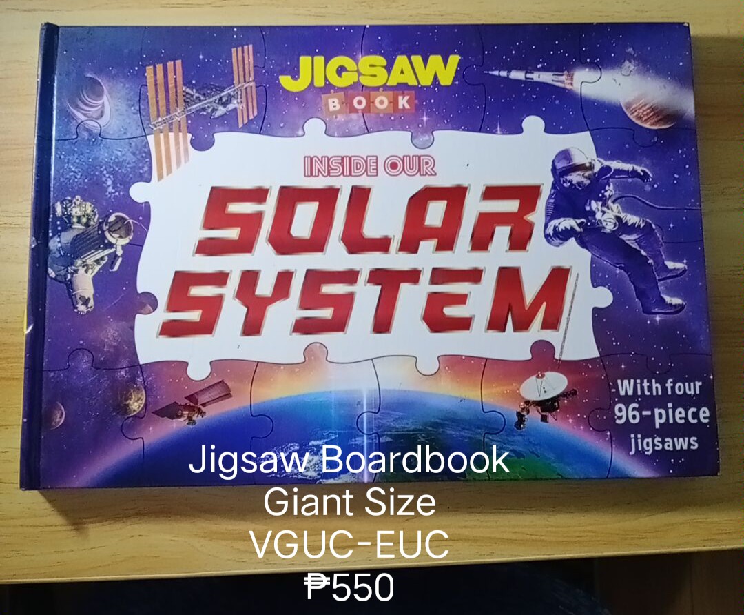 Jigsaw Book: Inside Our Solar System (Board Book), Hobbies & Toys ...