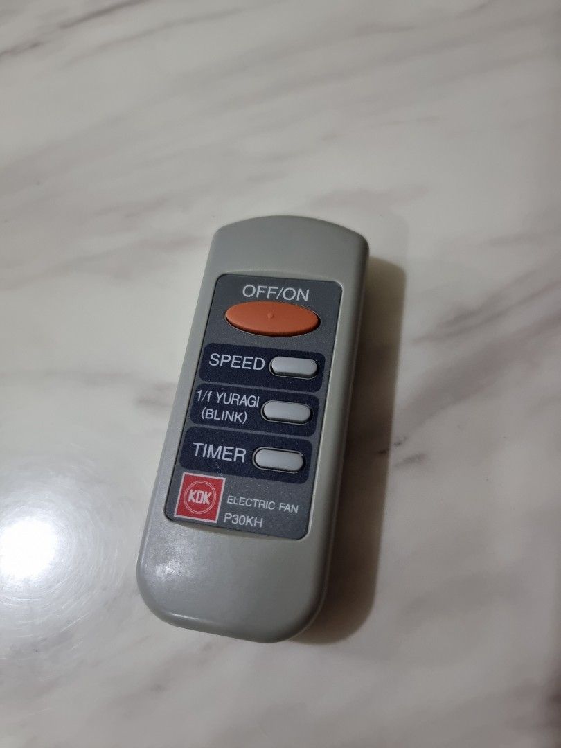 KDK Electric Fan Remote Control P30KH, Furniture & Home Living ...
