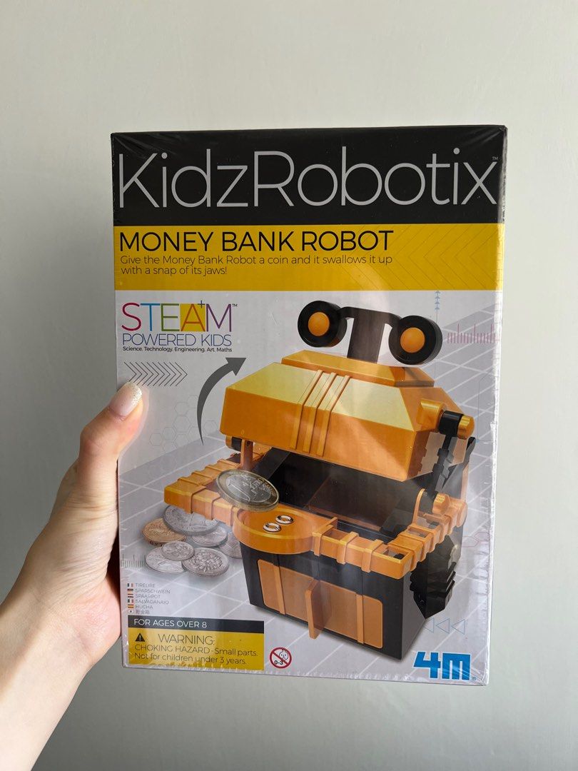 KidzRobotix Money Bank Robot, 興趣及遊戲, 玩具 & 遊戲類 - Carousell