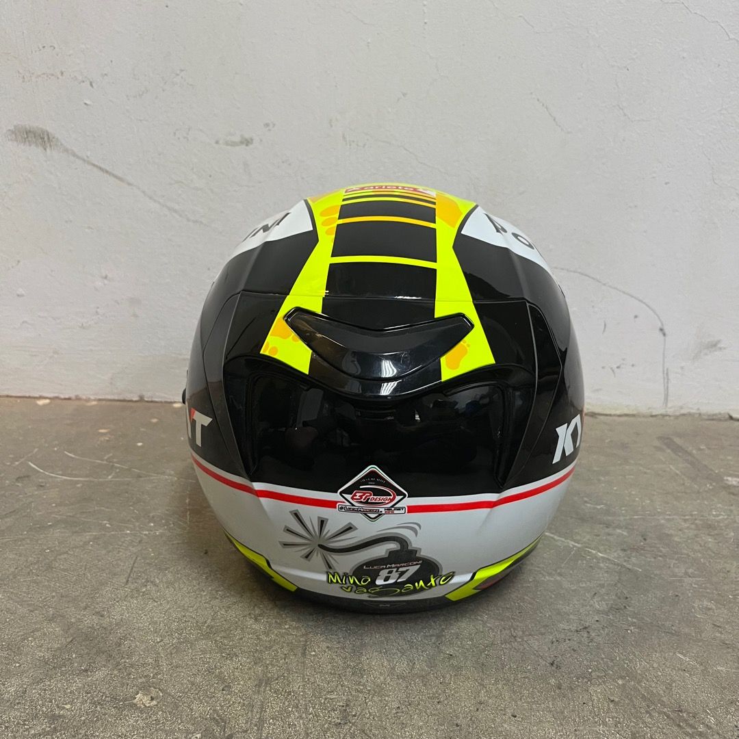 Kyt Venom Open Luca Marconi Replica Pollini #87, Motorcycles, Motorcycle Apparel on Carousell