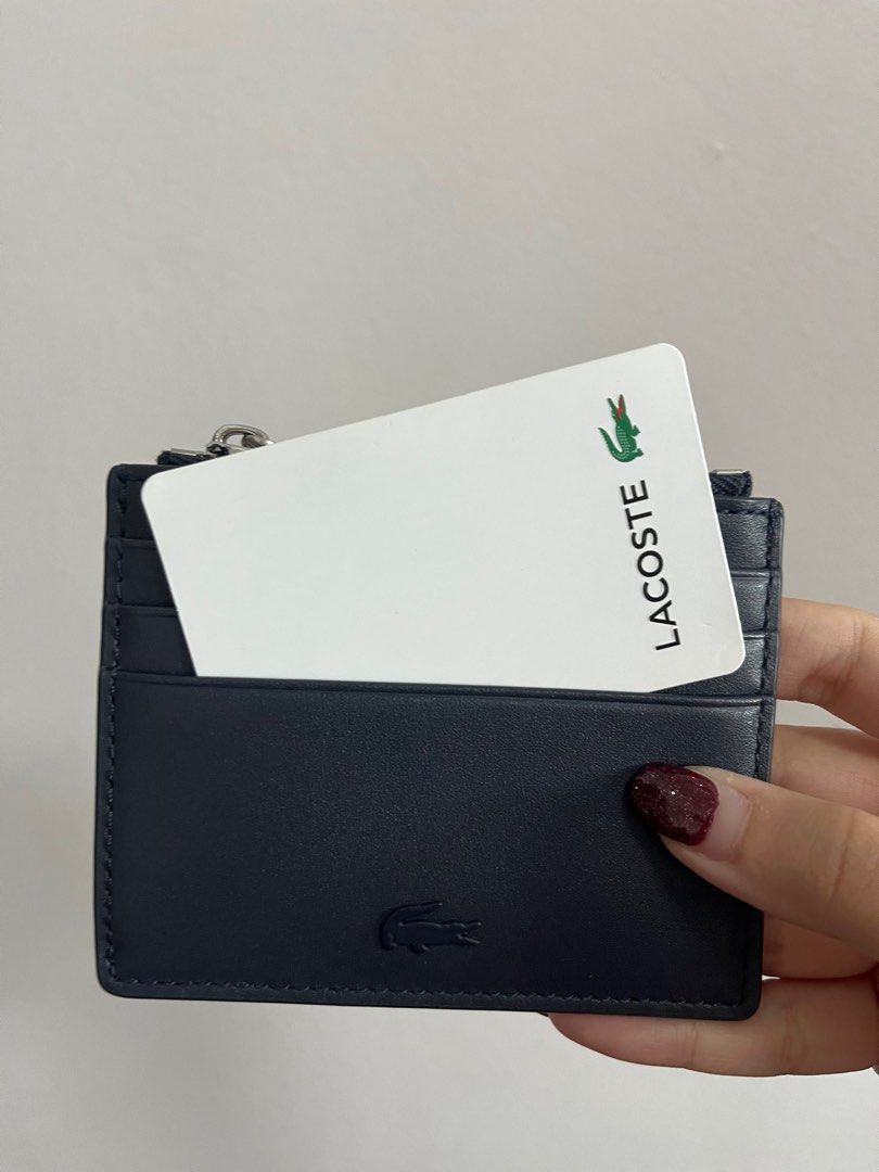 Lacoste Card Holder, Men's Fashion, Watches & Accessories, Wallets ...