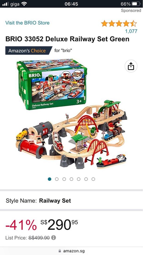 Large brio wooden train set worth over $1,000 when new, Hobbies & Toys ...