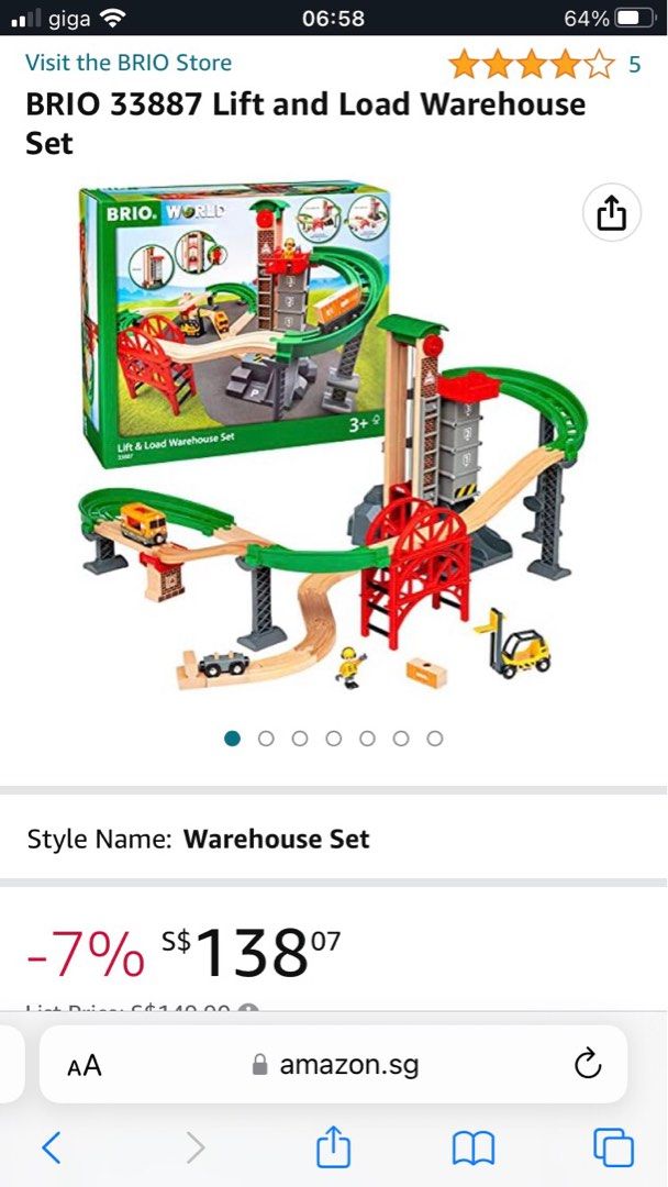 Large brio wooden train set worth over $1,000 when new, Hobbies & Toys ...