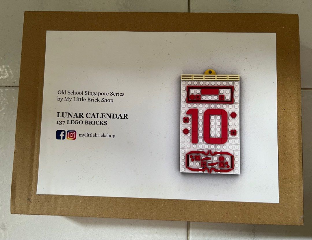 Lego Bricks set- Lunar Calendar Old school Singapore series, Hobbies ...