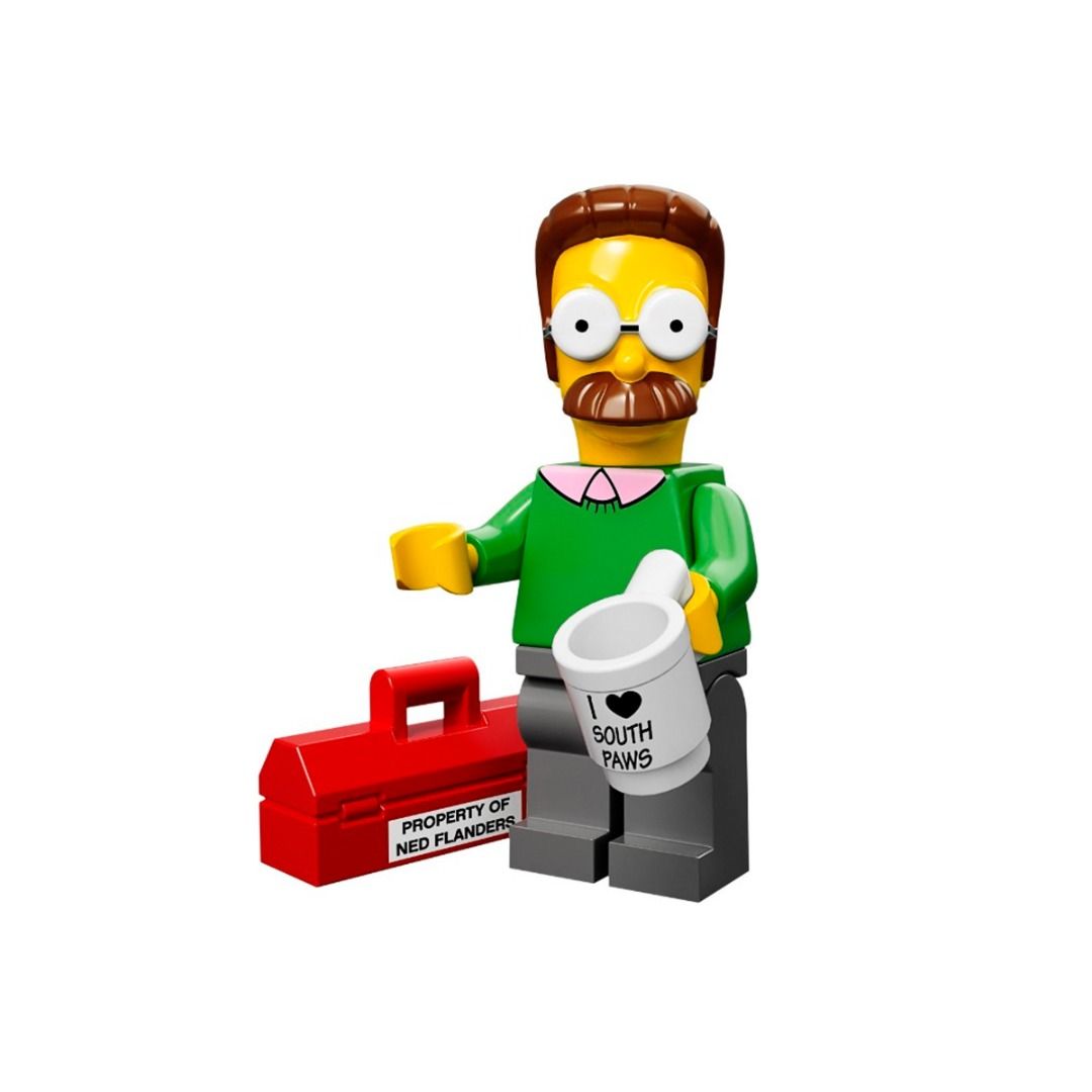 Lego The Simpsons Minifigure Ned Flanders, Hobbies & Toys, Toys & Games ...