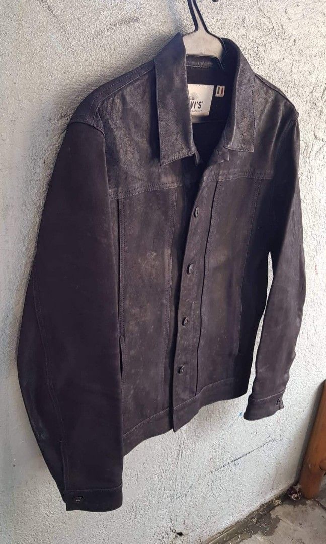 LEVIS MADE AND CRAFTED GOAT LEATHER JACKET, Men's Fashion, Coats ...