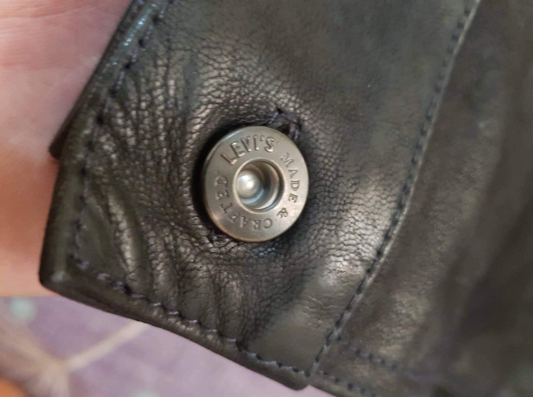 LEVIS MADE AND CRAFTED GOAT LEATHER JACKET, Men's Fashion, Coats ...