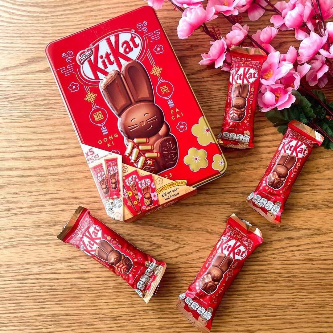 Limited Edition CNY Kit Kat Bunny, Food & Drinks, Local Eats on Carousell