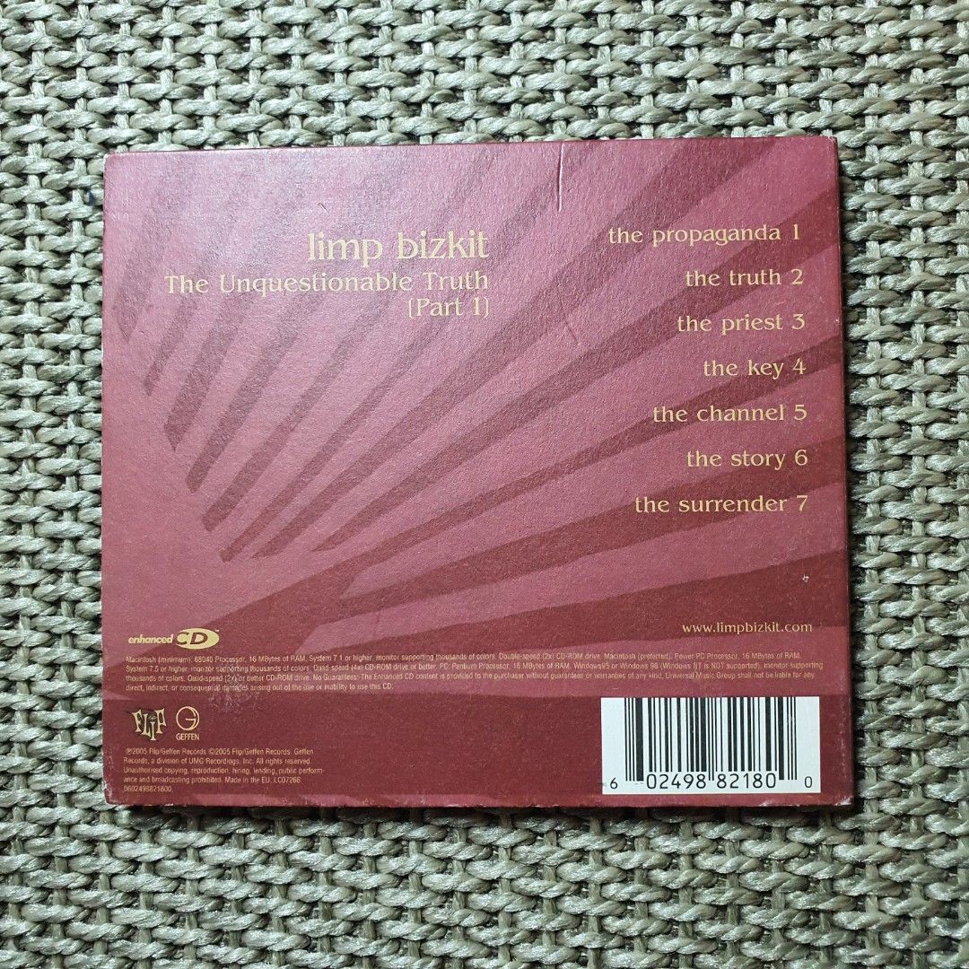 Limp bizkit - Limpbizkit - The Unquestionable Truth Part 1, Hobbies ...