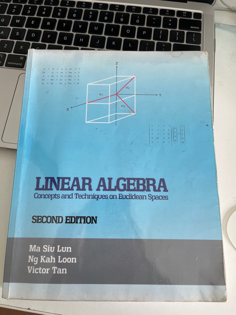 Linear Algebra Textbook, Hobbies & Toys, Books & Magazines, Textbooks on Carousell