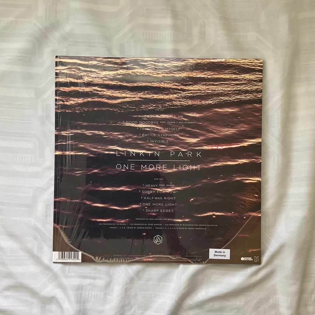 Linkin Park - One More Light Vinyl LP Plaka, Hobbies & Toys, Music ...