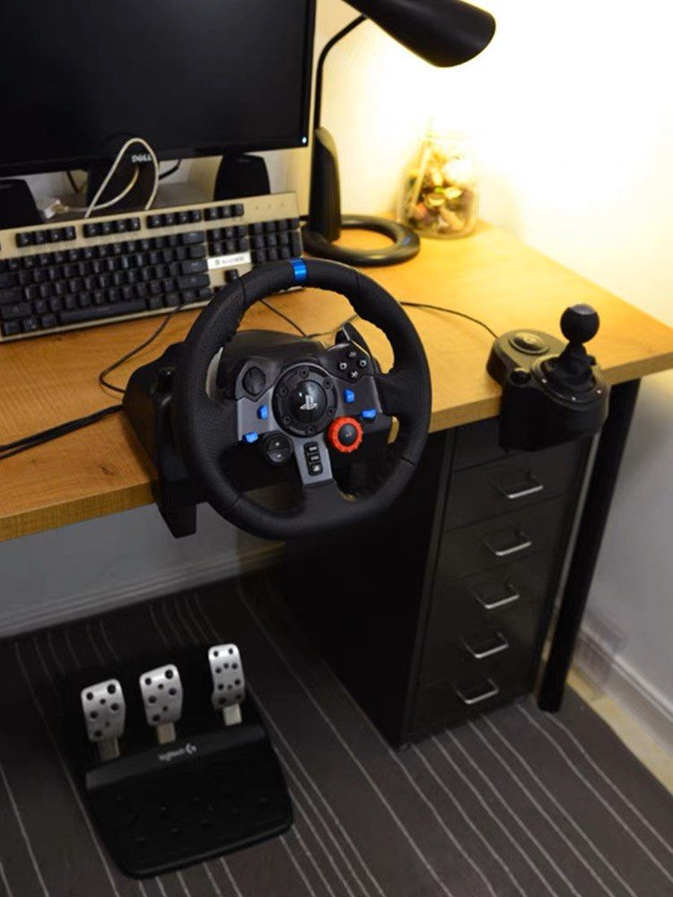 With Shifter Logitech G29 Steering Wheel + Shifter , Video Gaming ...