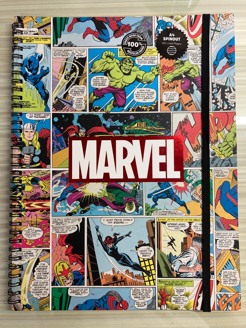 Marvel notebook from typo, Hobbies & Toys, Stationery & Craft ...