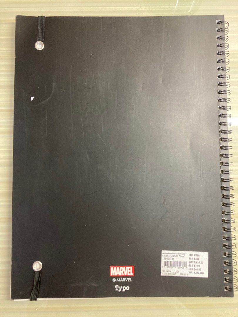 Marvel notebook from typo, Hobbies & Toys, Stationery & Craft ...