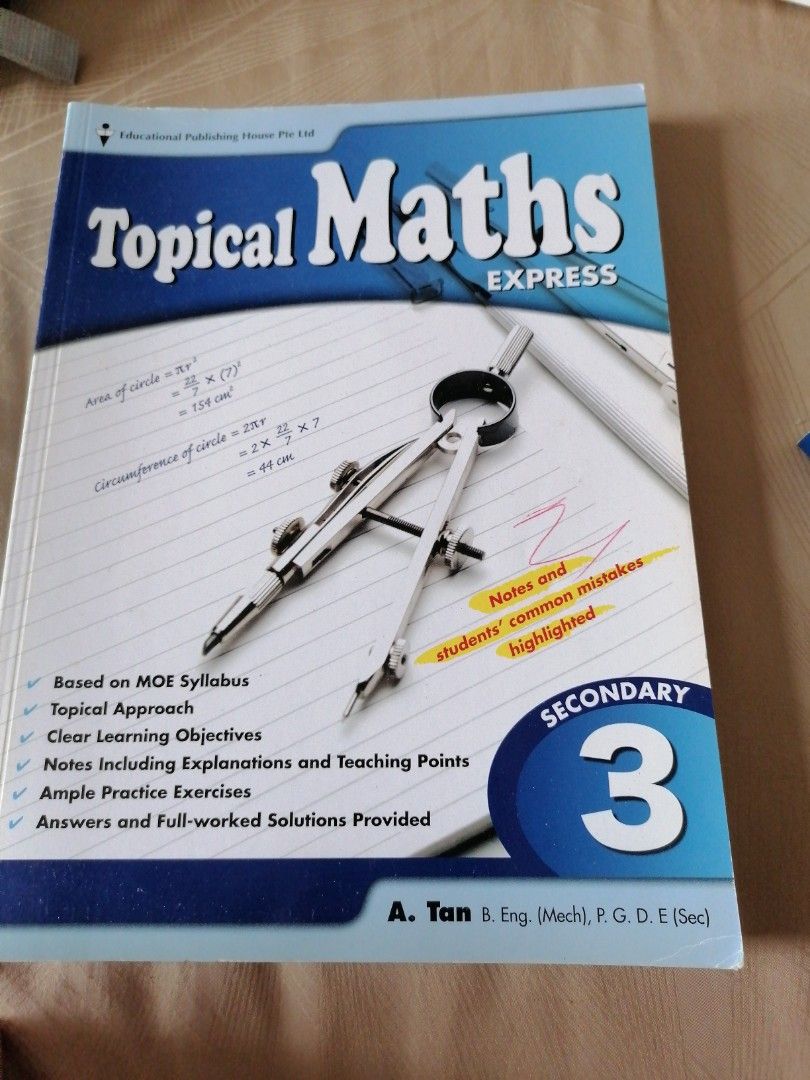 Math assessment book sec 3, Hobbies & Toys, Books & Magazines ...