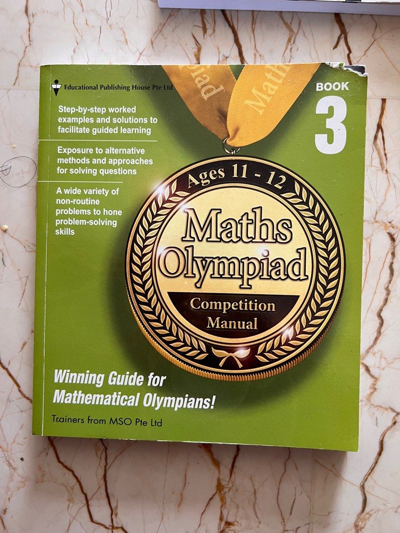 Math Olympiad book for 11 to 12 years olds, Hobbies & Toys, Books & Magazines, Assessment Books ...