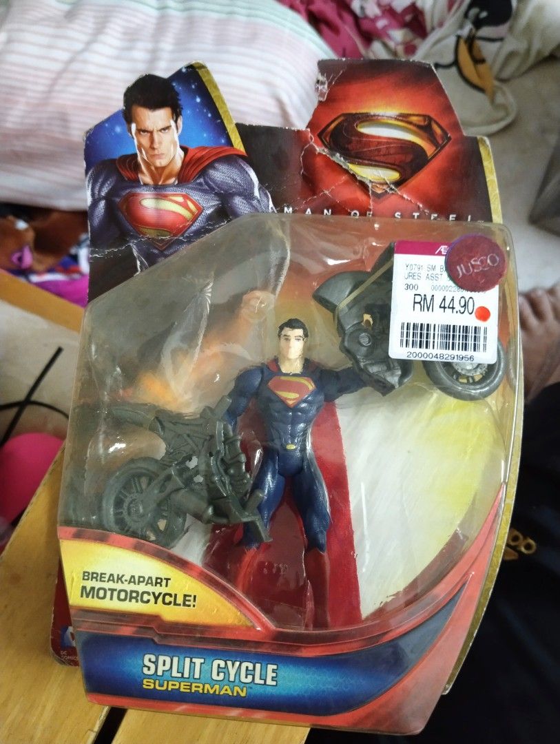 Mattel Split Cycle Superman, Hobbies & Toys, Toys & Games on Carousell