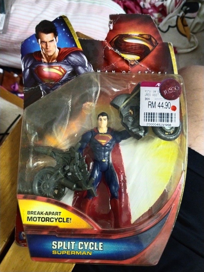 Mattel Split Cycle Superman, Hobbies & Toys, Toys & Games on Carousell