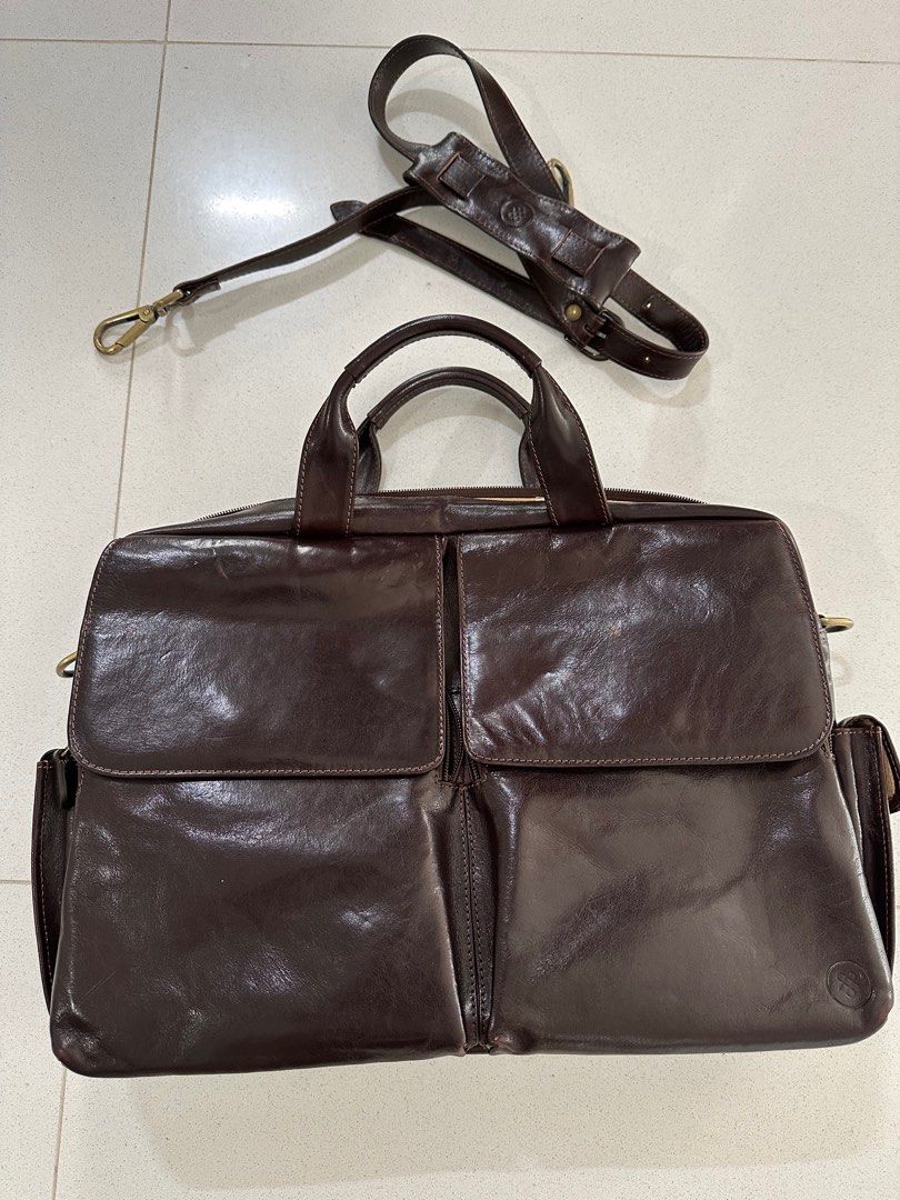 Maxwell & Scott Briefcase, Men's Fashion, Bags, Briefcases on Carousell