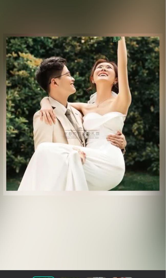 Mermaid Tube Wedding dress / gown, Women's Fashion, Dresses & Sets ...