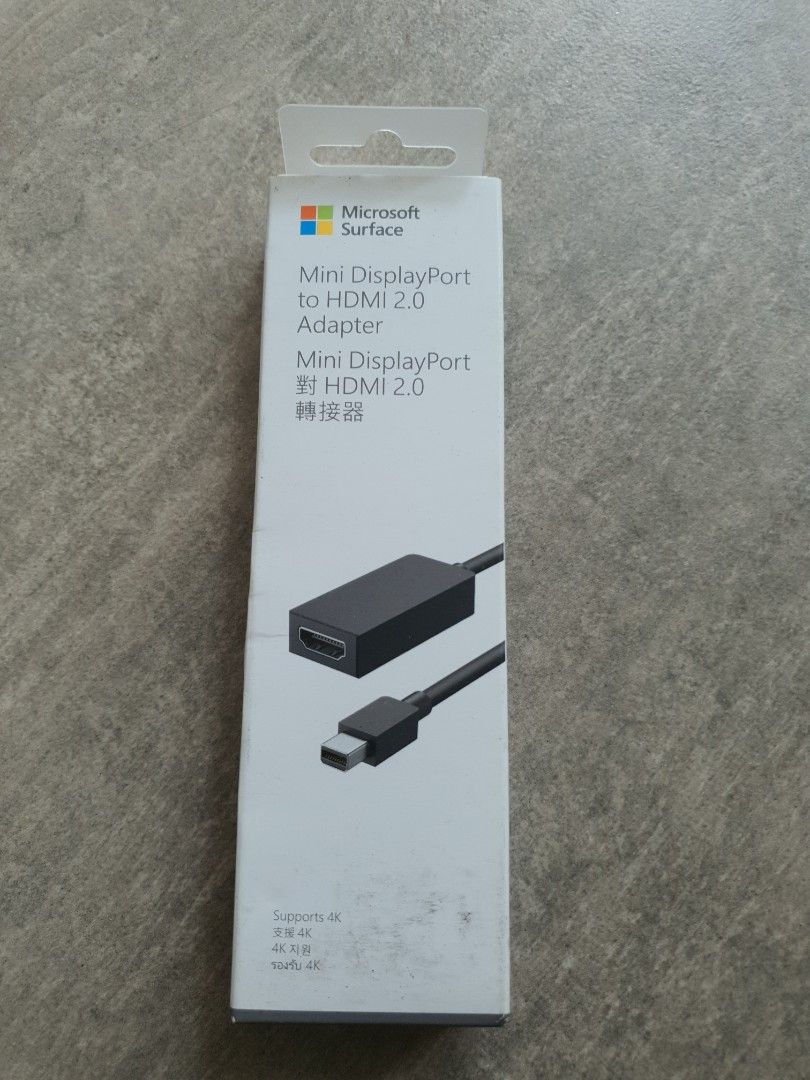 Microsoft Surface Mini DP to HDMI 2.0 Adapter, Computers & Tech, Parts & Accessories, Cables ...