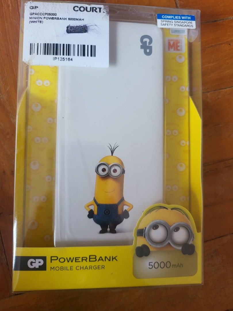 Minion Powerbank Charger, Computers & Tech, Parts & Accessories ...