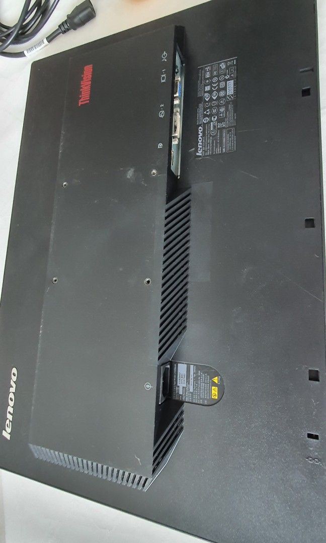 Monitor 22-inch Lenovo ThinkVision (no leg), Computers & Tech, Parts ...