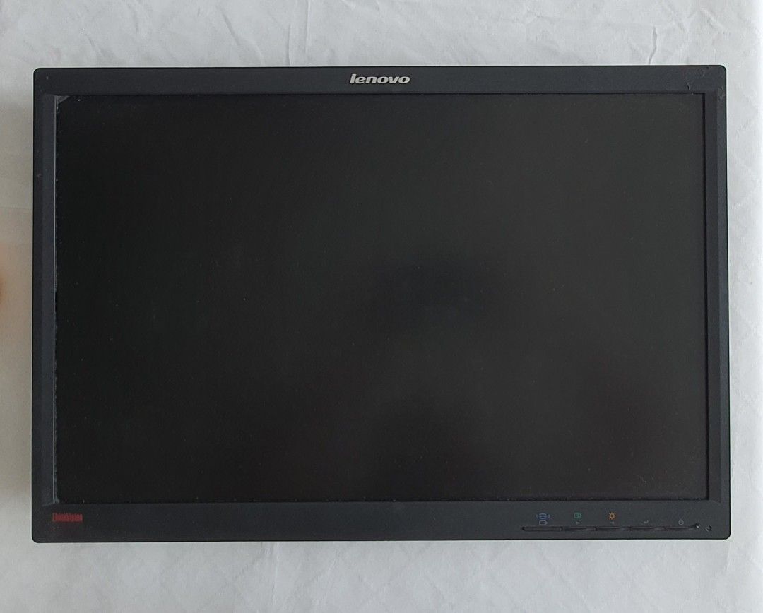 Monitor 22-inch Lenovo ThinkVision (no leg), Computers & Tech, Parts ...