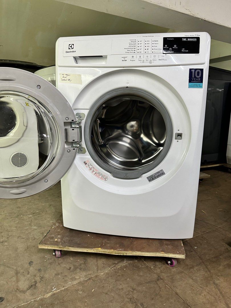 MUST BUY! ELECTROLUX 7.5KG Front-Loader Washing Machine EWF85743-2, TV ...