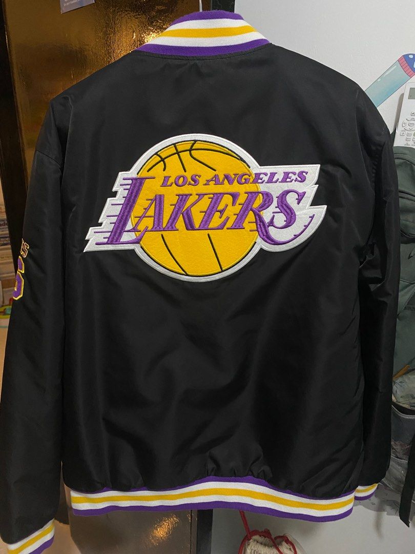 NBA Lakers Lebron James Bomber Jacket, Men's Fashion, Coats, Jackets ...