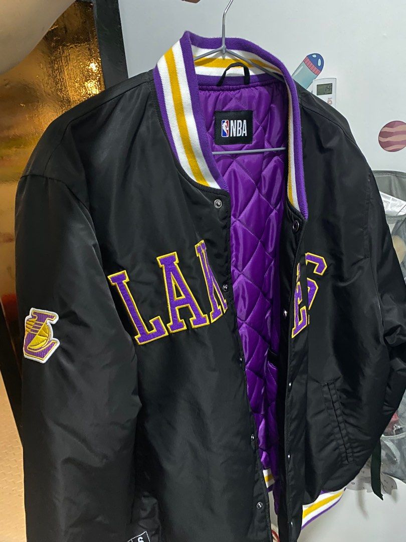 NBA Lakers Lebron James Bomber Jacket, Men's Fashion, Coats, Jackets ...